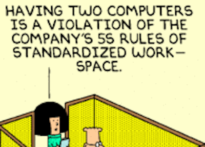 Dilbert Cartoon About 5S - Lean Blog