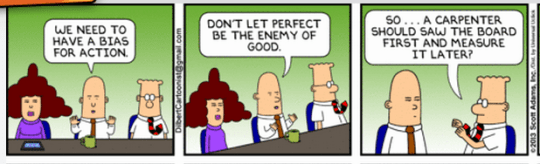 Cartoon – We need a Bias for Action | HENRY KOTULA