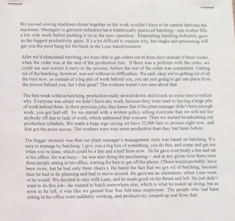 Lean Manufacturing Behind “Made in USA” Political Hats