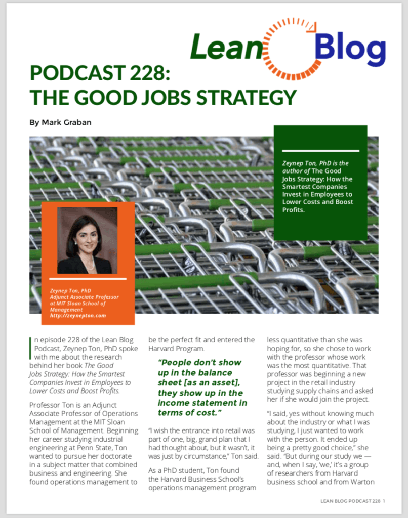 A Look Back at "The Good Jobs Strategy" - For Retail and Beyond