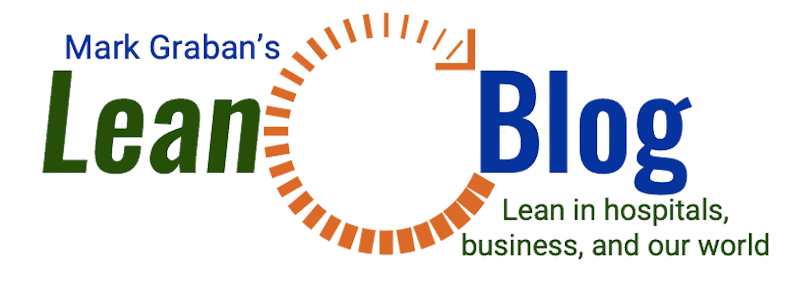 Lean Blog - Mark Graban's leanblog.org - Lean Management, Lean Healthcare, Lean Hospitals ...